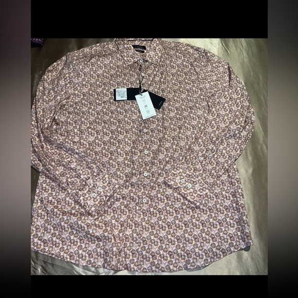 Bugatchi | Shirts | Bugatchi Long Sleeve Shirt Shaped Fit Casual Mens Xxl Nwt 229 | Poshmark